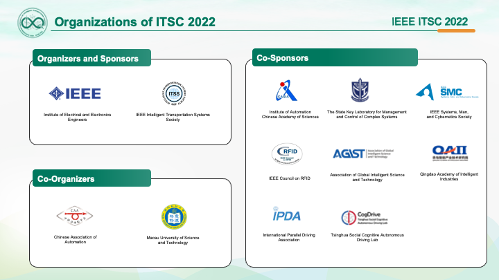 活動預告 |「第25屆IEEE智能交通系統國際會議」開幕大會及主題演講將於10月9-11日在澳舉行！ - 澳門科技大學 - 科大活動